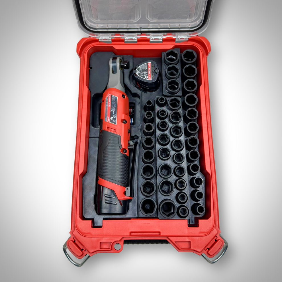 Milwaukee M12 Ratchet & Socket PACKOUT™ Insert Organizer – Code Breaker ...
