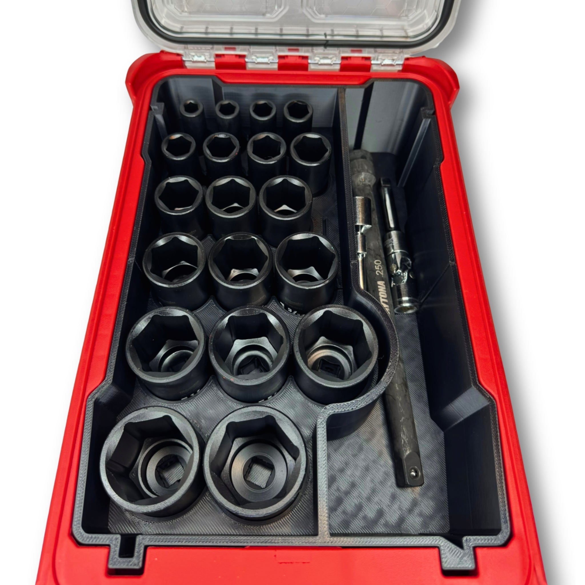 Metric & SAE Socket Organiser Insert for Milwaukee PACKOUT™ Compact Or ...